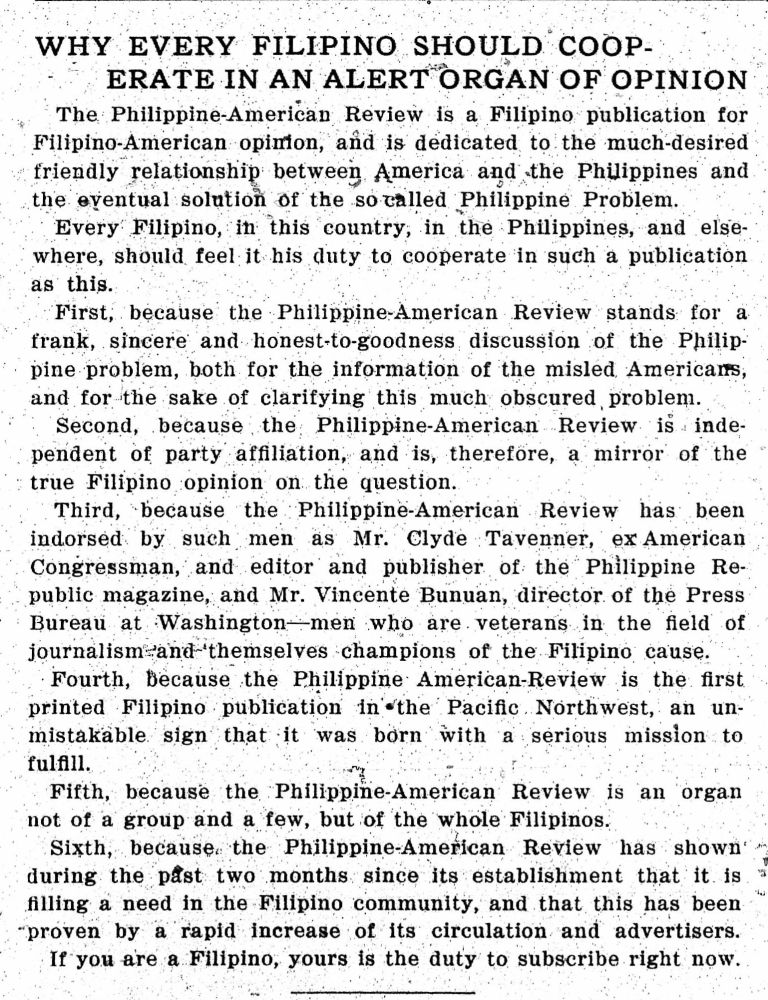 Victorio Velasco Pioneer Of Filipino American Journalism Seattle